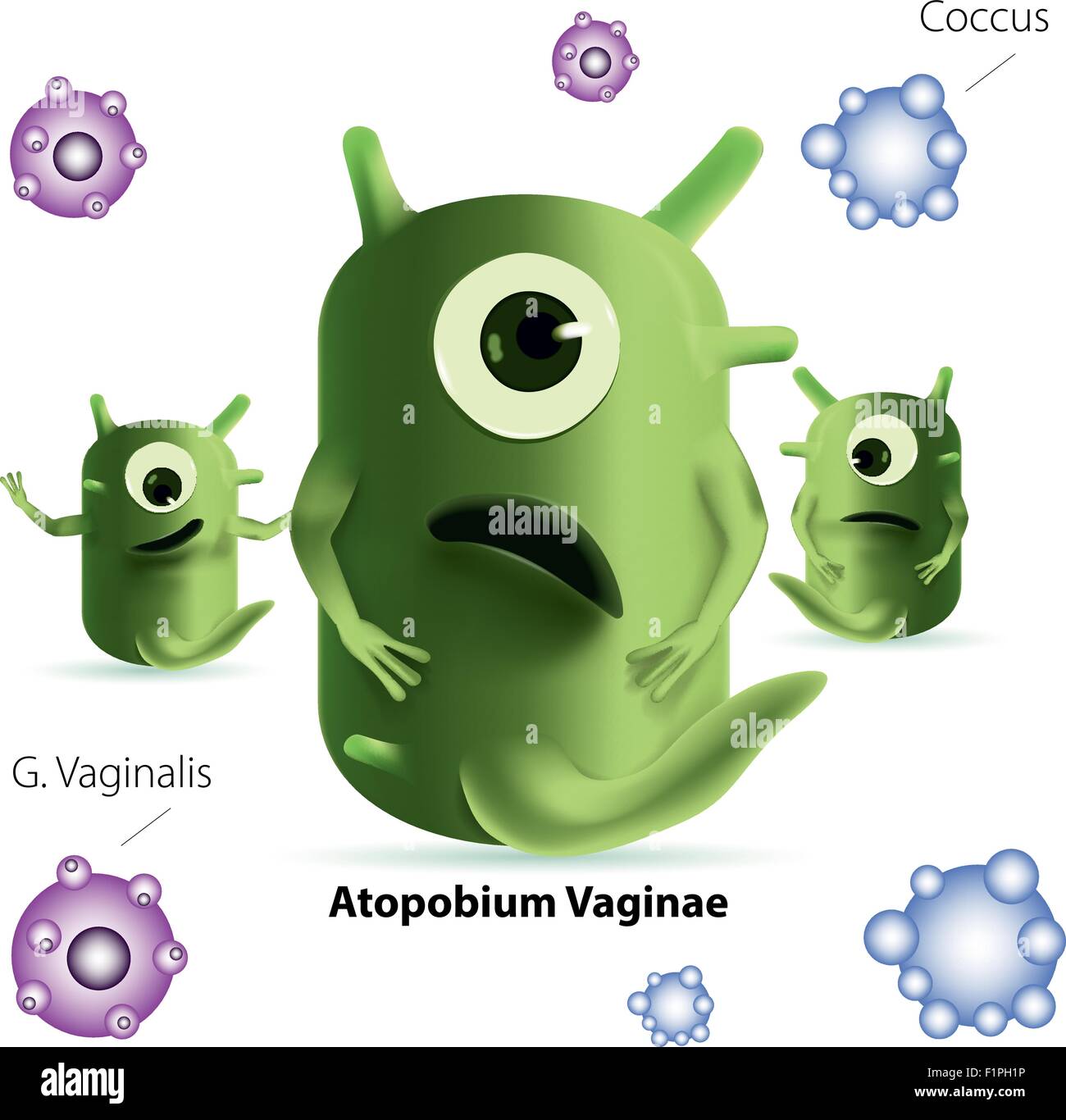 Bacteria cartoon hi-res stock photography and images - Alamy