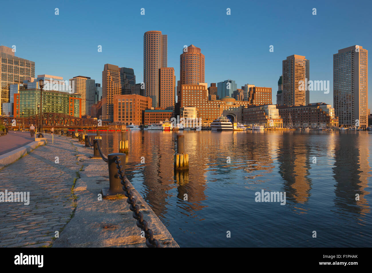 FAN PIER HARBORWALK ROWES WHARF DOWNTOWN SKYLINE INNER HARBOR SOUTH ...