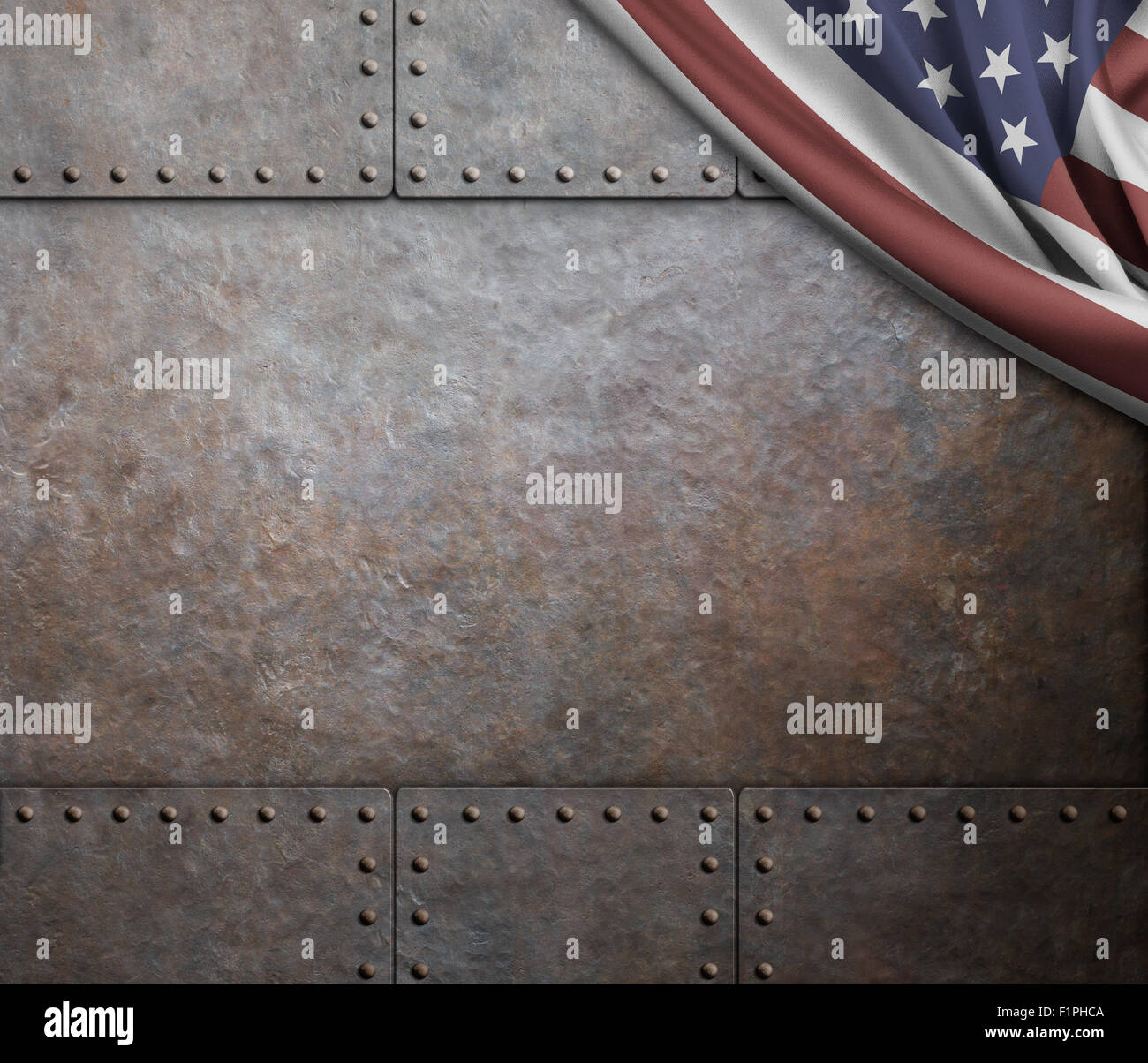 rust steel metal texture with rivets as steam punk background Stock ...