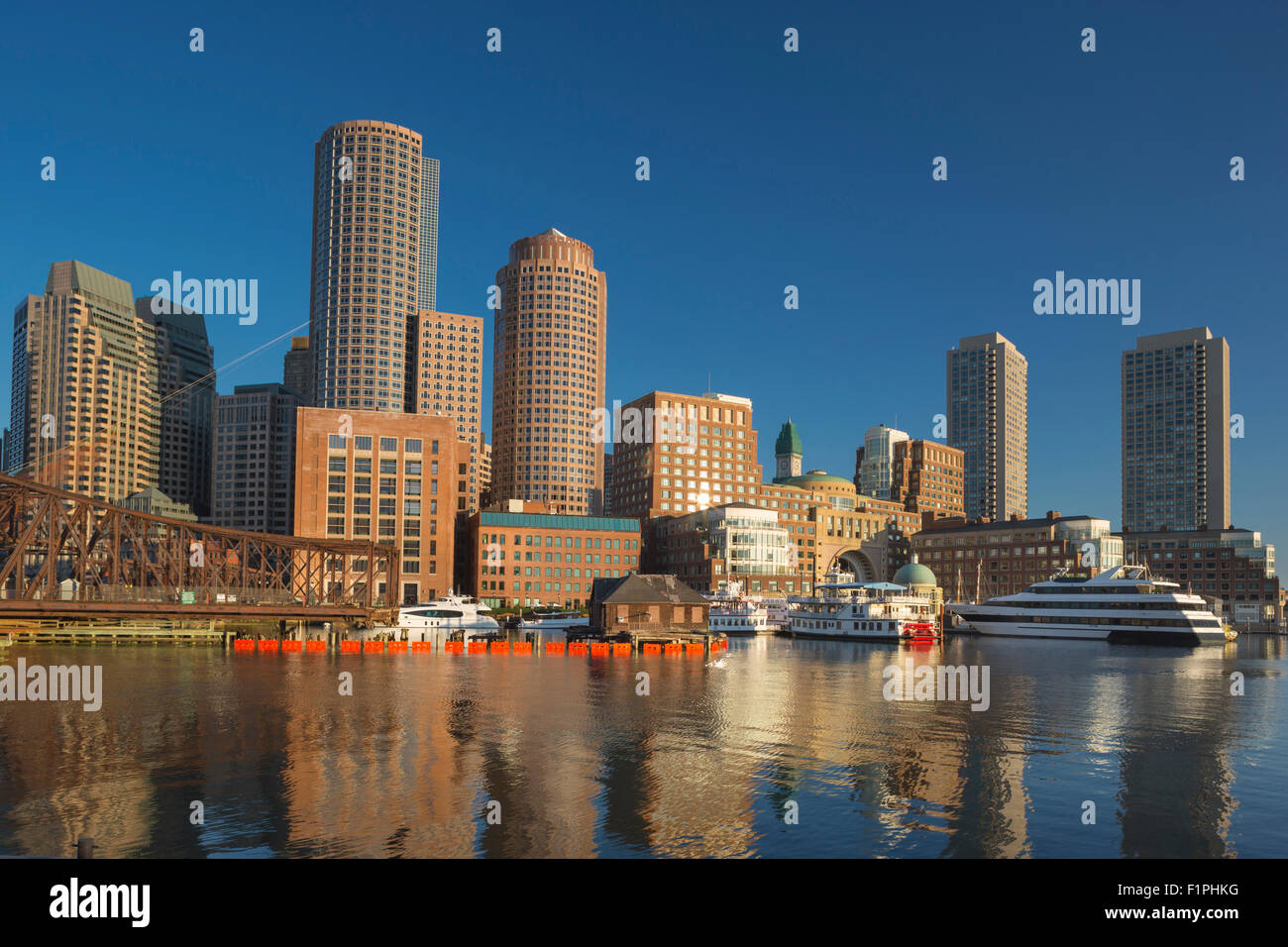 FAN PIER HARBORWALK ROWES WHARF DOWNTOWN SKYLINE INNER HARBOR SOUTH ...