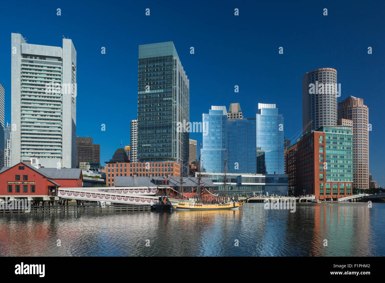 ATLANTIC WHARF WATERFRONT FORT POINT CHANNEL SKYLINE INNER HARBOR SOUTH ...