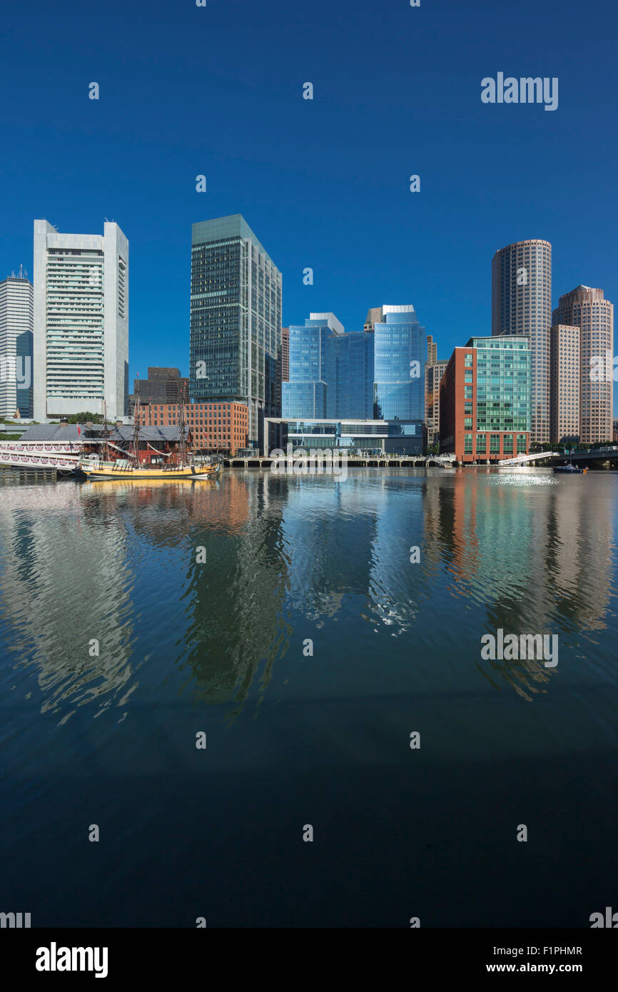 ATLANTIC WHARF WATERFRONT FORT POINT CHANNEL SKYLINE INNER HARBOR SOUTH ...