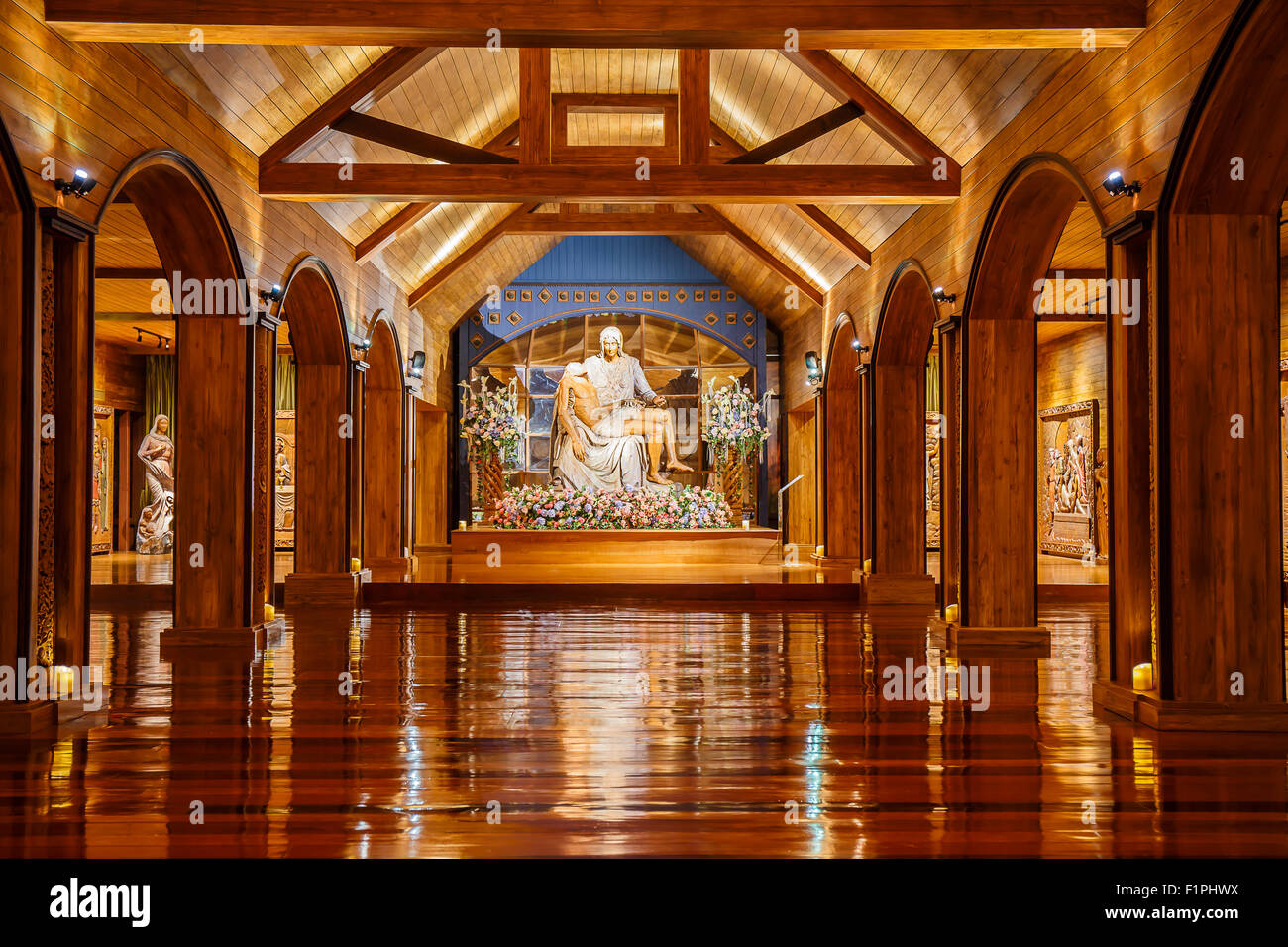 Jesus Wood Carving Stock Photo - Alamy