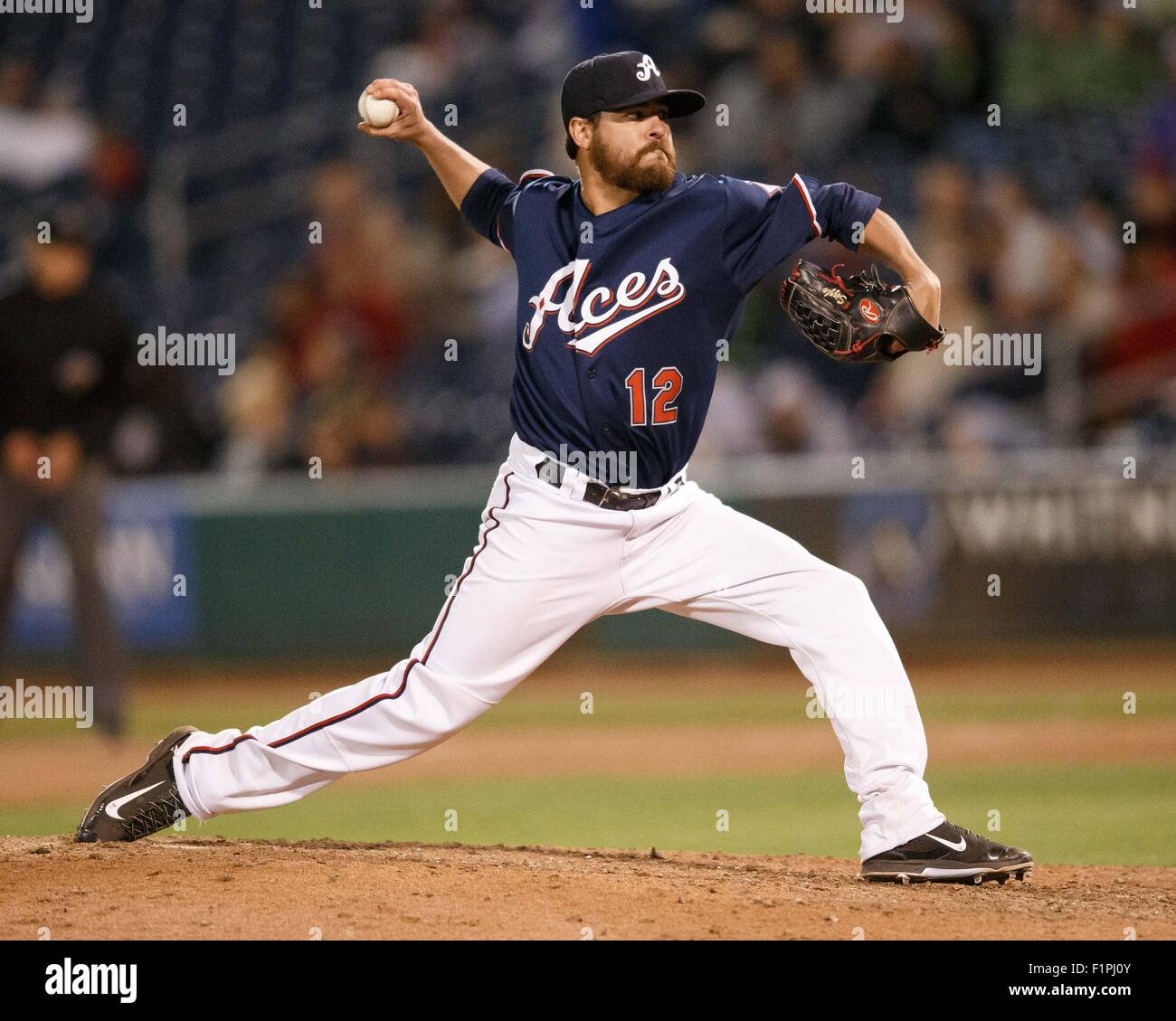Reno, Nevada, USA. 04th Sep, 2015. Reno Aces Pitcher SETH SIMMONS (12 ...