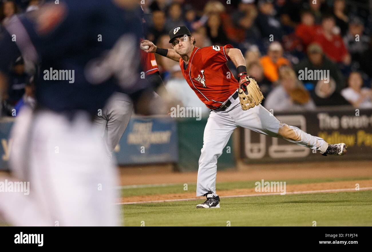 Reno, Nevada, USA. 04th Sep, 2015. El Paso Chihuahuas 3rd Base CASEY ...