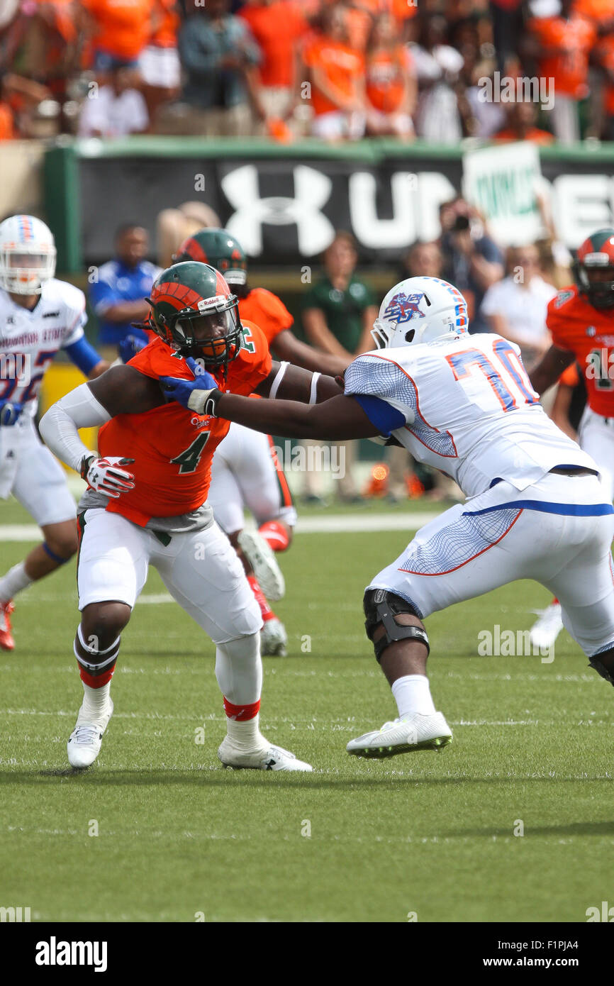September 5, 2015: Savannah State's Afolabi Ayangbayi and Colorado ...