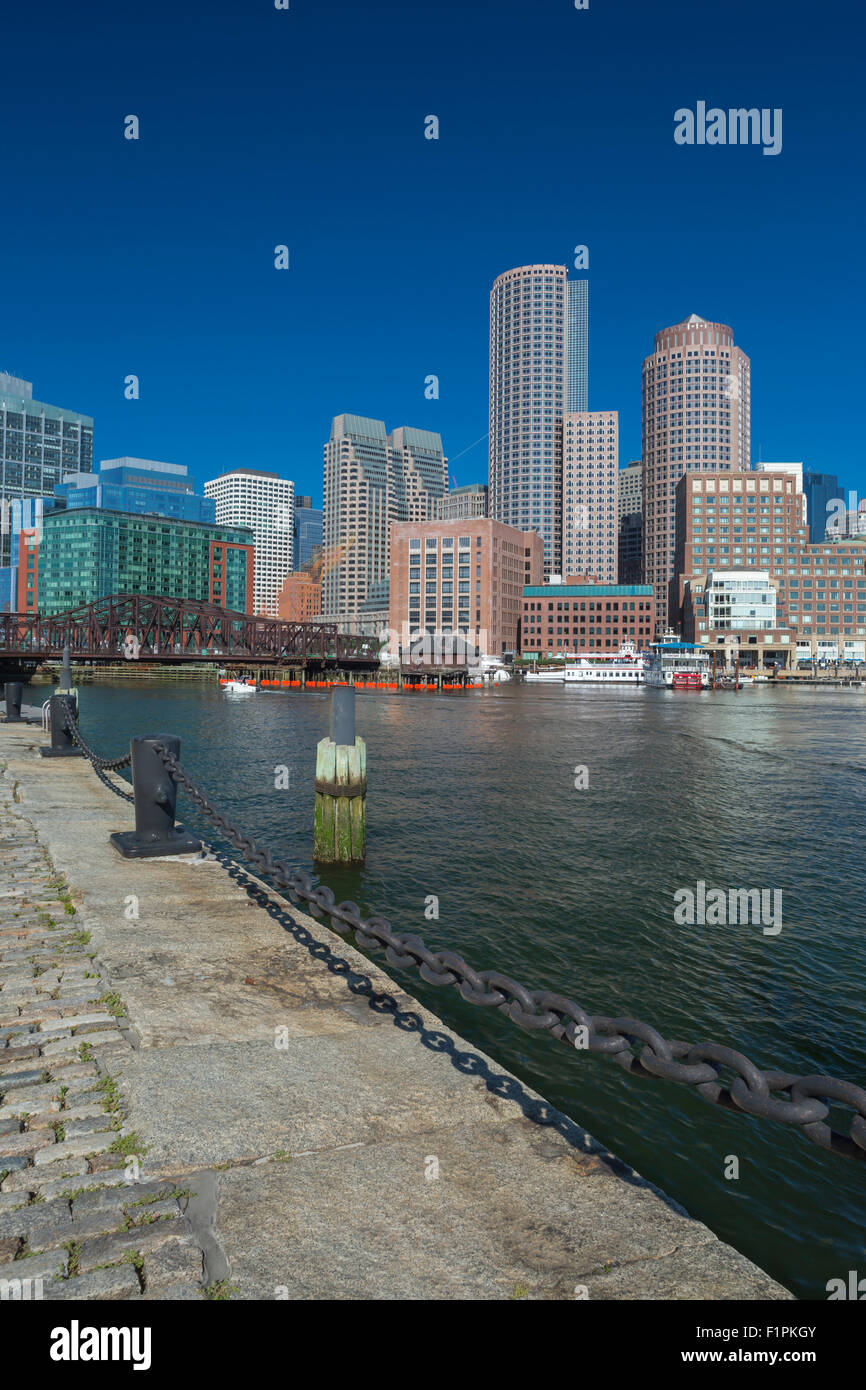 FAN PIER HARBORWALK ROWES WHARF DOWNTOWN SKYLINE INNER HARBOR SOUTH ...