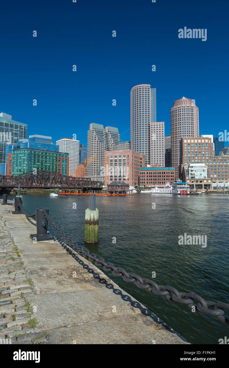 FAN PIER HARBORWALK ROWES WHARF DOWNTOWN SKYLINE INNER HARBOR SOUTH ...