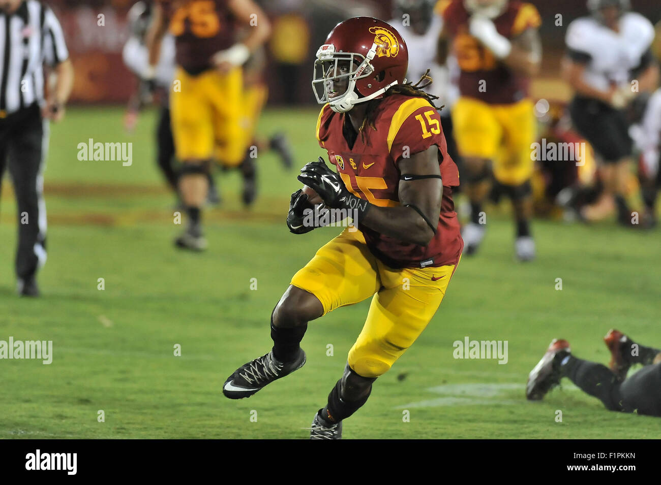 Los Angeles, CA, USA. 5th Sep, 2015. USC Trojans quarterback Cody ...