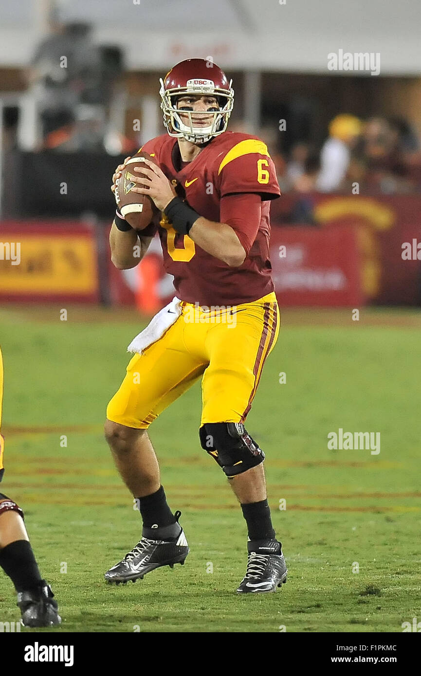 Los Angeles, CA, USA. 5th Sep, 2015. USC Trojans quarterback Cody ...