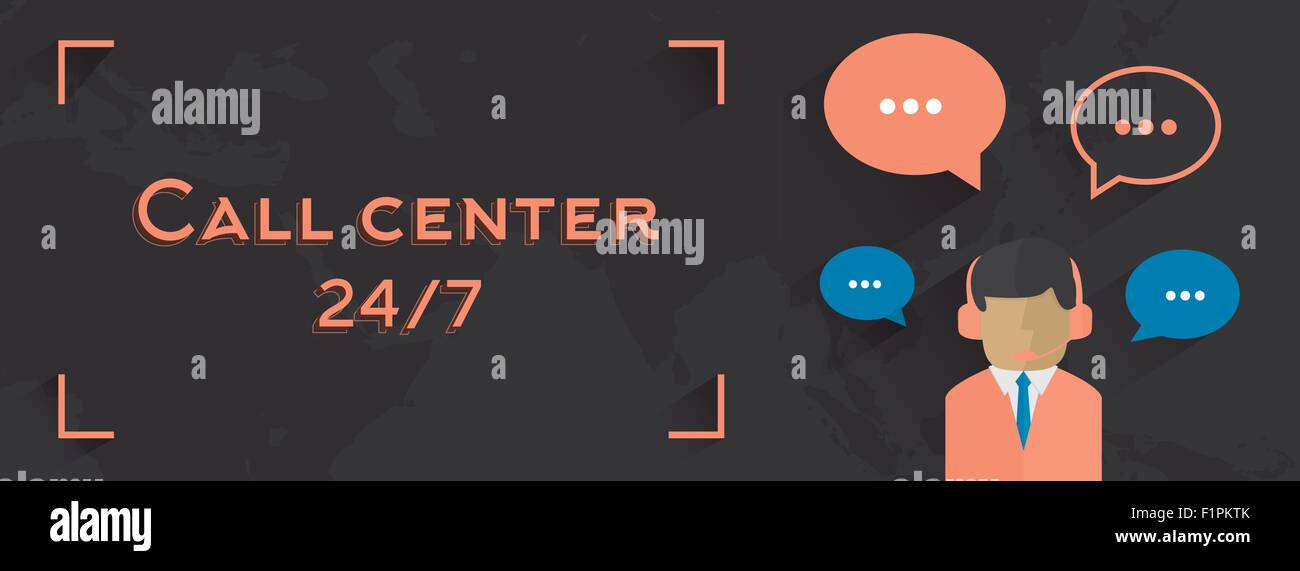 Call center map hi-res stock photography and images - Alamy