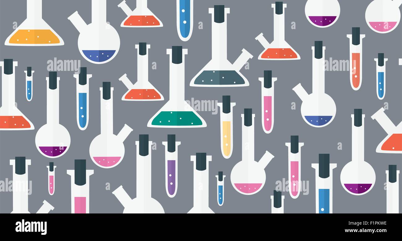 Medical laboratory glassware background Vector illustration Stock ... Medical laboratory glassware background Vector illustration Stock ...