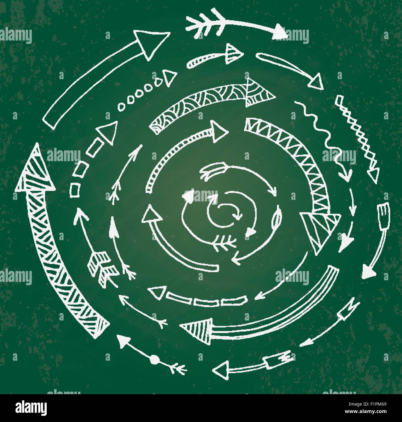 Green arrow vector vectors hi-res stock photography and images - Alamy