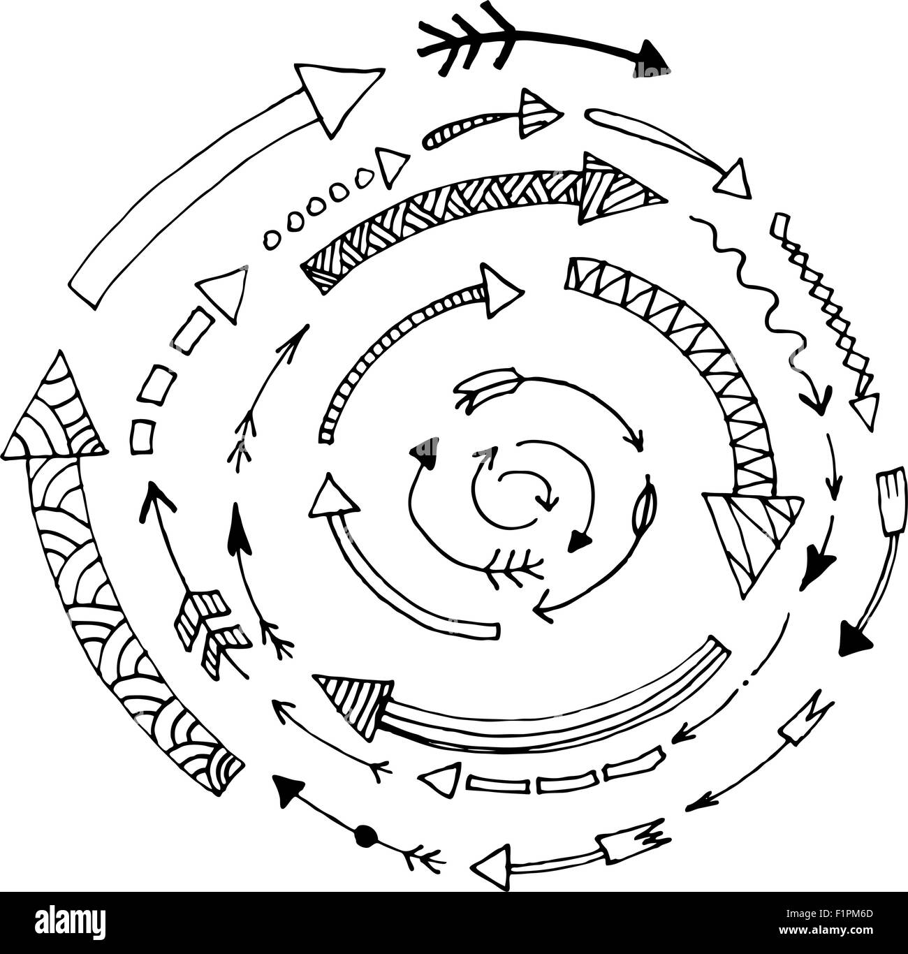 Hand pen isolated on Black and White Stock Photos & Images - Alamy