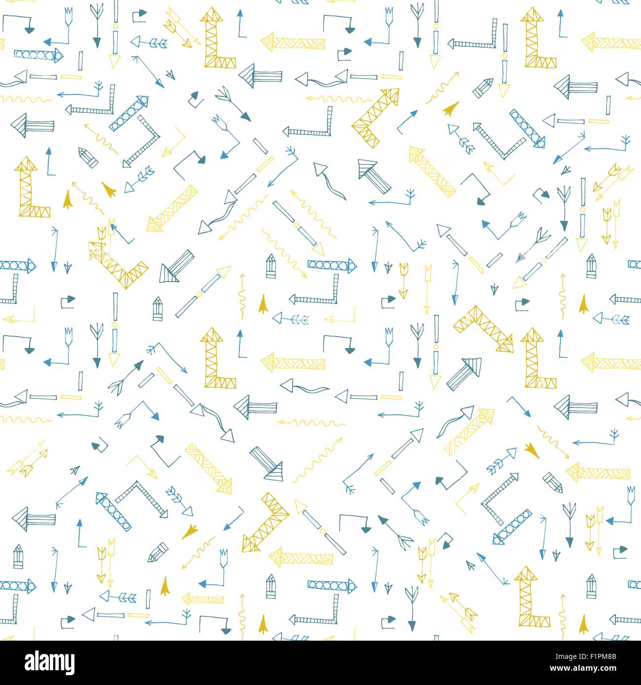 Hand drawing sketching seamless Stock Vector Images - Alamy