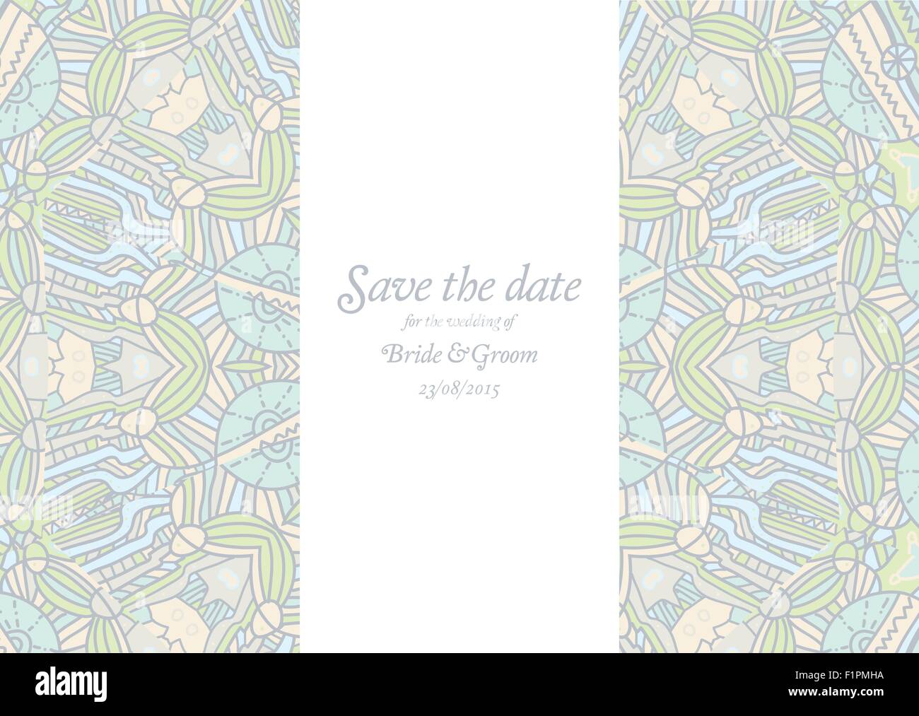 Beautiful abstract wedding invitation Vector illustration Stock Vector ...