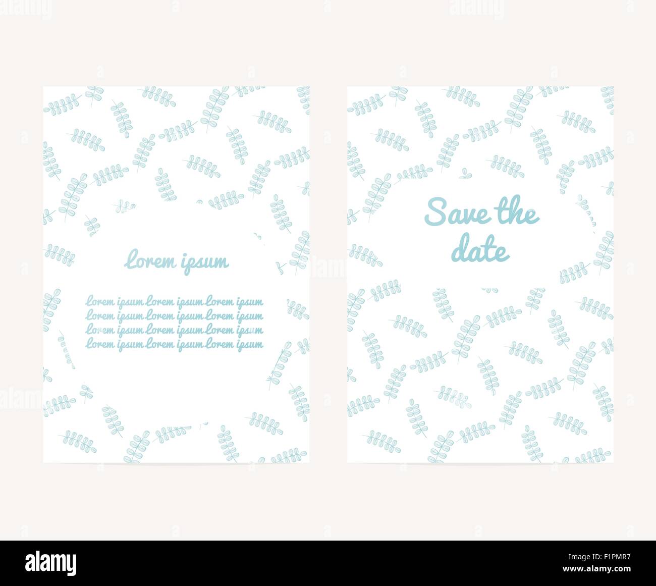 Decorative wedding card invitation Stock Vector Images - Alamy