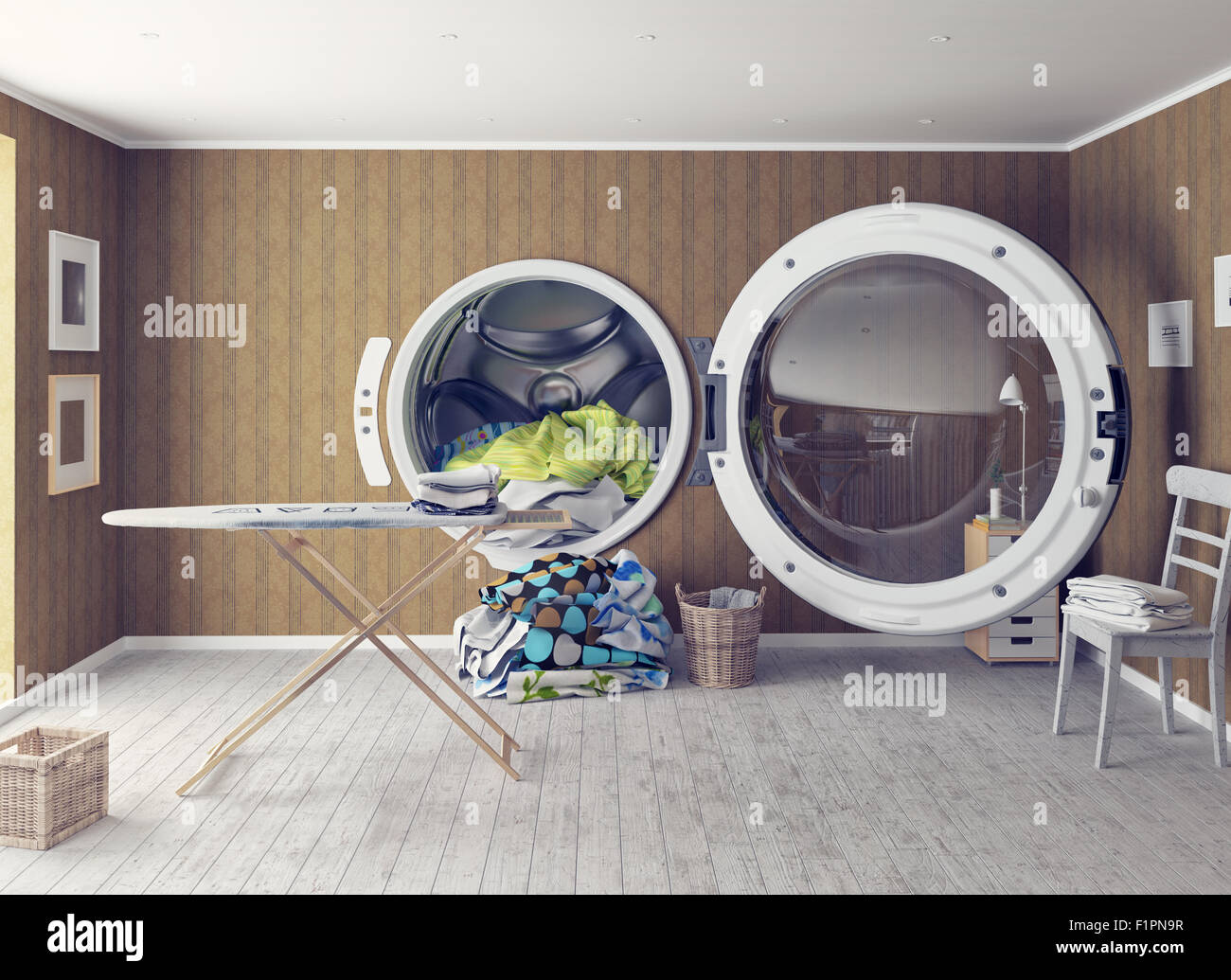 the Big Wash. Creative concept Stock Photo - Alamy
