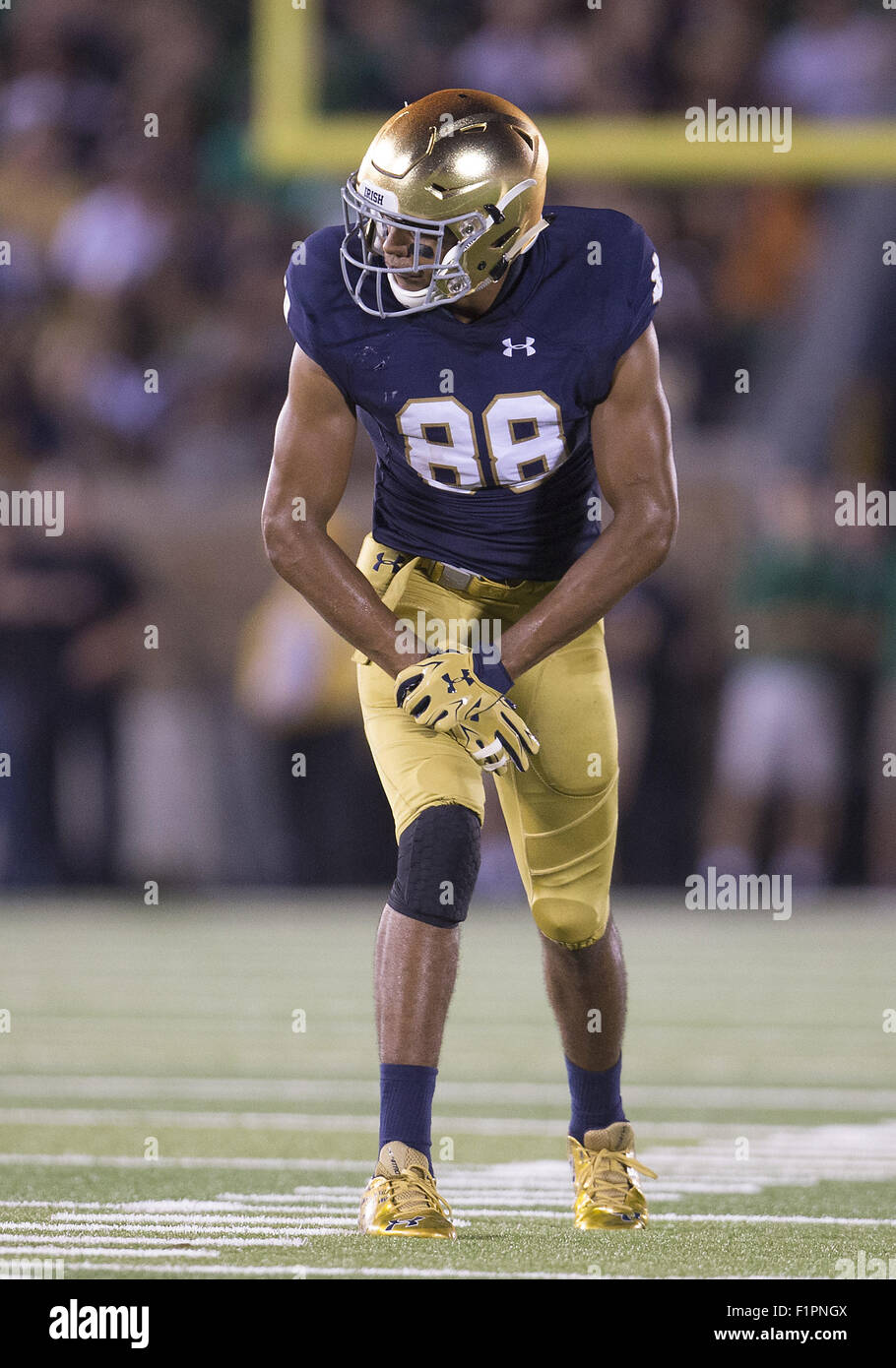 South Bend, Indiana, USA. 05th Sep, 2015. Notre Dame wide receiver ...