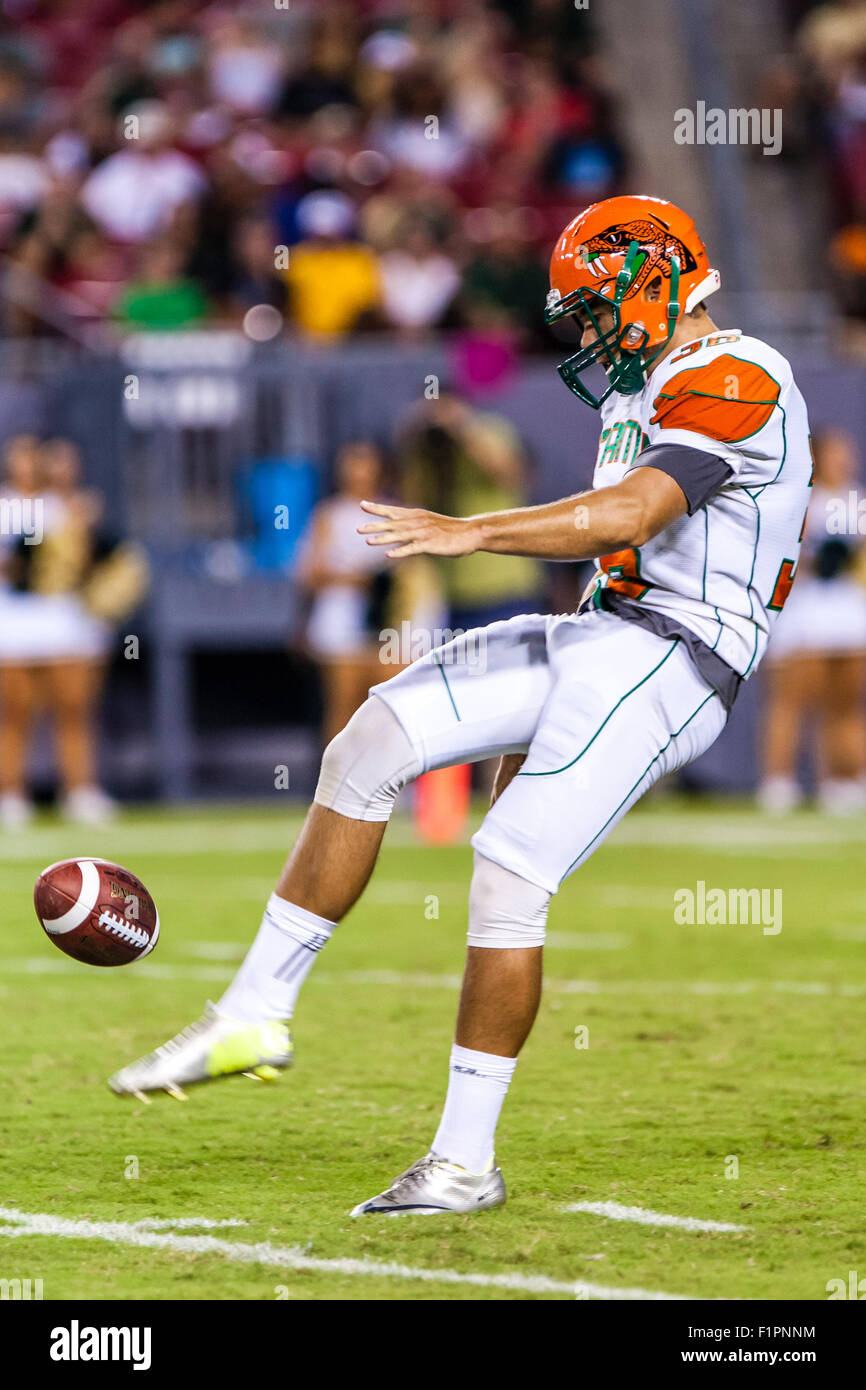 September 5, 2015: Florida A&M Rattlers place kicker Colby Blanton #36 ...
