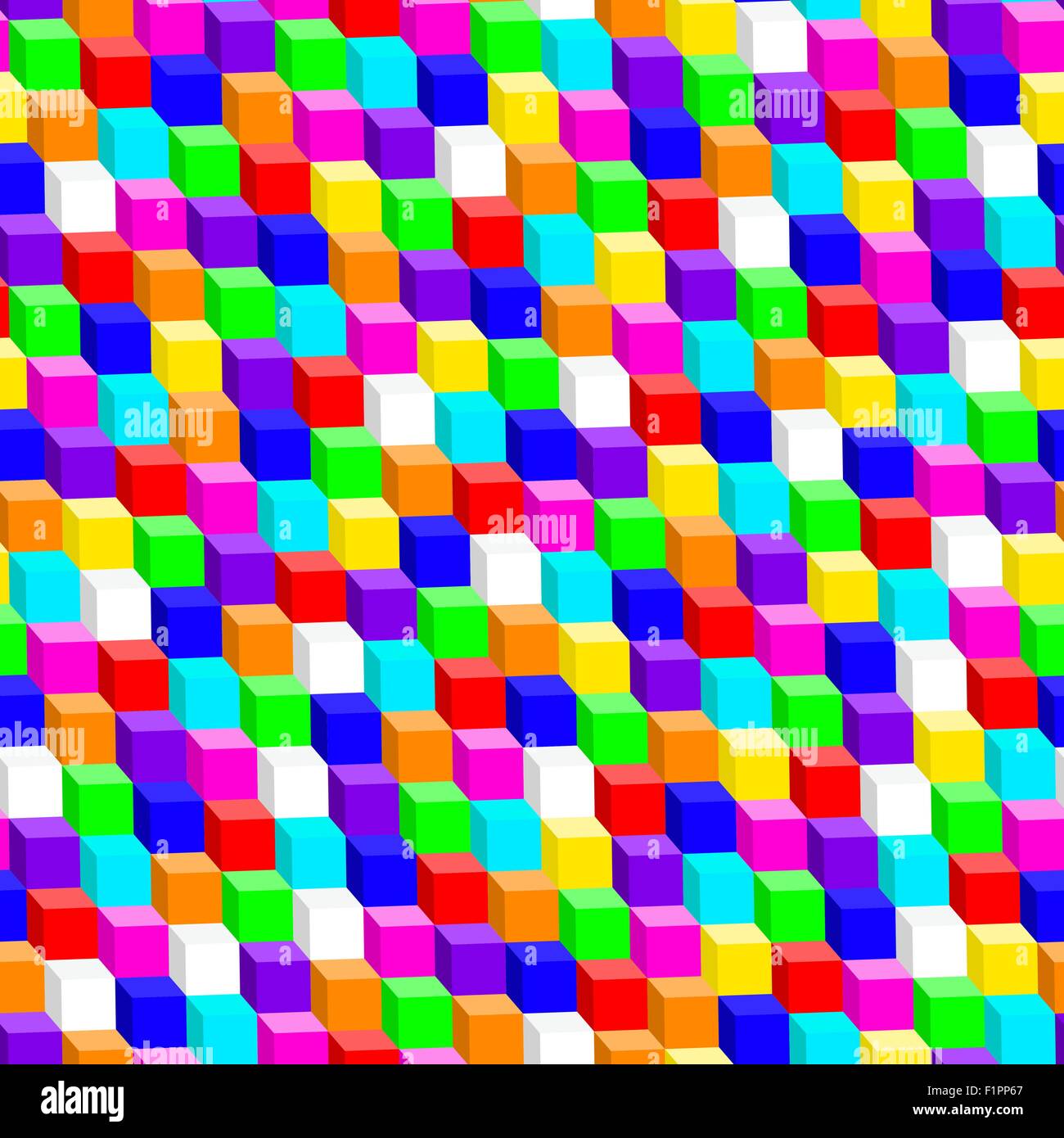 Colour cube Stock Vector Images - Alamy