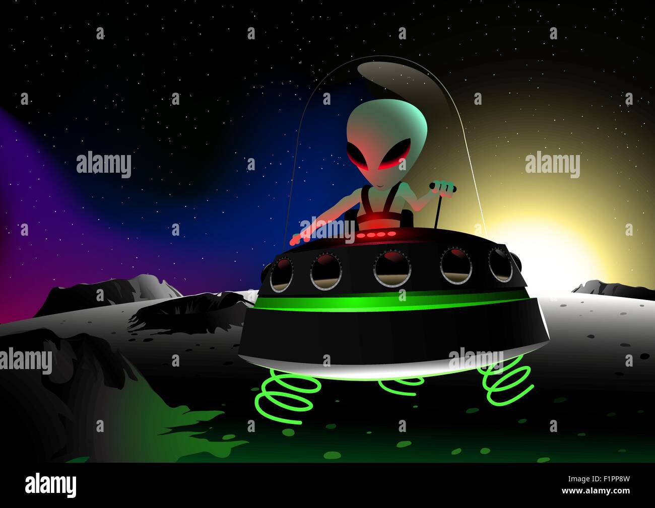 Grey alien hi-res stock photography and images - Alamy