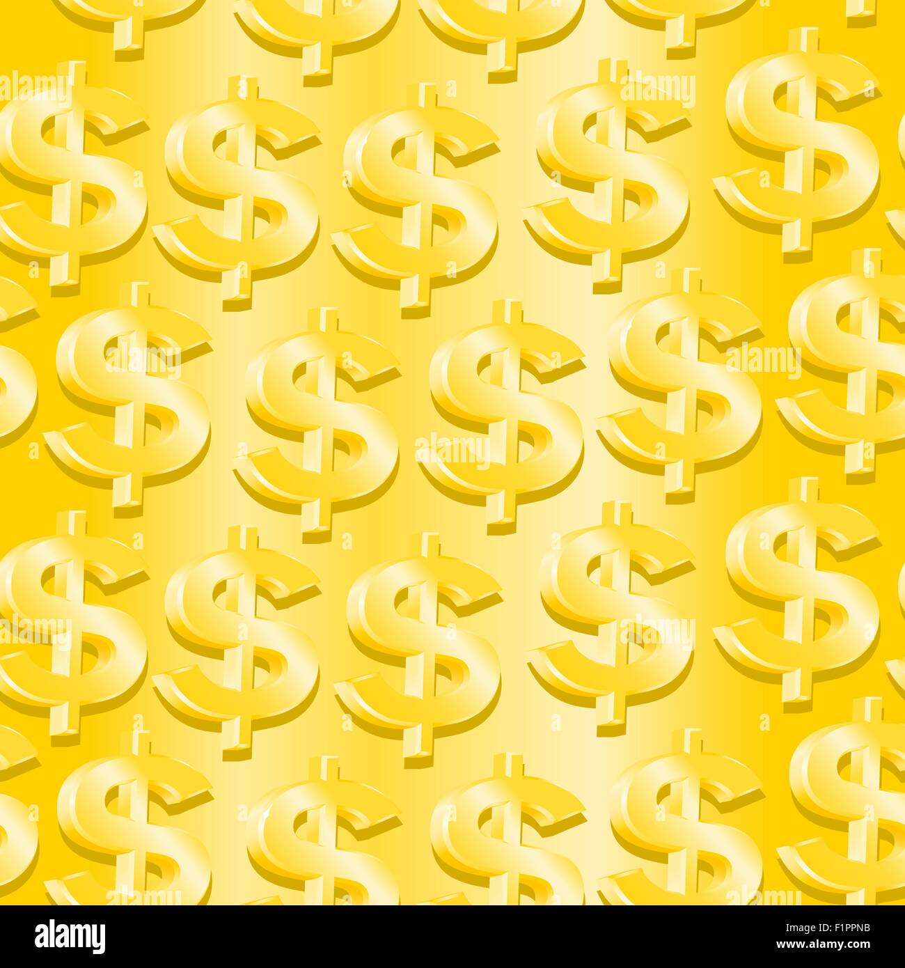 American dollar sign in gold Stock Vector Images - Alamy