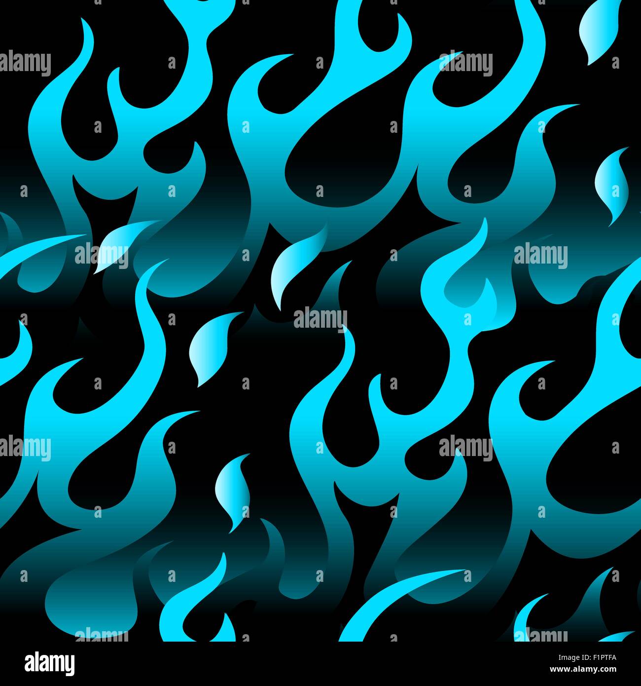 Hot blue flames seamless pattern Stock Vector Image & Art - Alamy