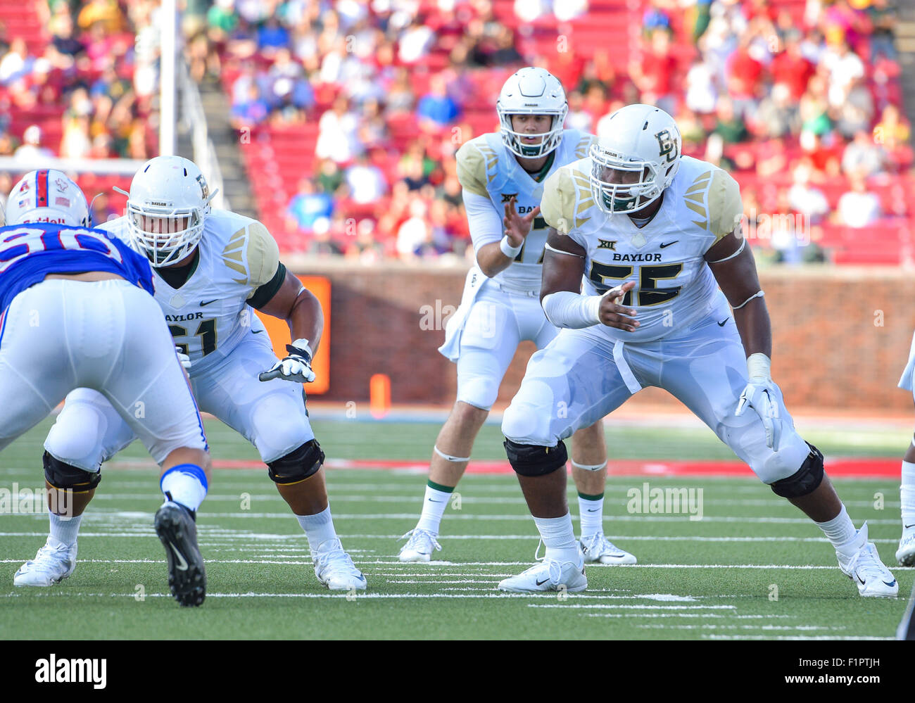 September 4th, 2015:.Baylor Bears offensive lineman Kyle Fuller (55 ...