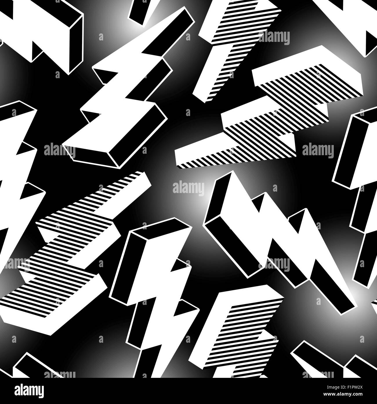 Lightning pattern Black and White Stock Photos & Images - Alamy