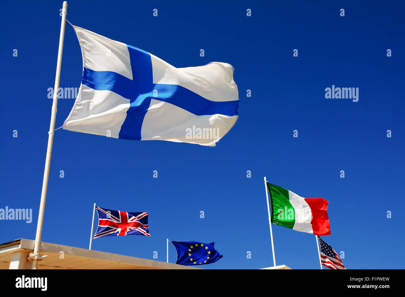 Italy greece flag hi-res stock photography and images - Alamy