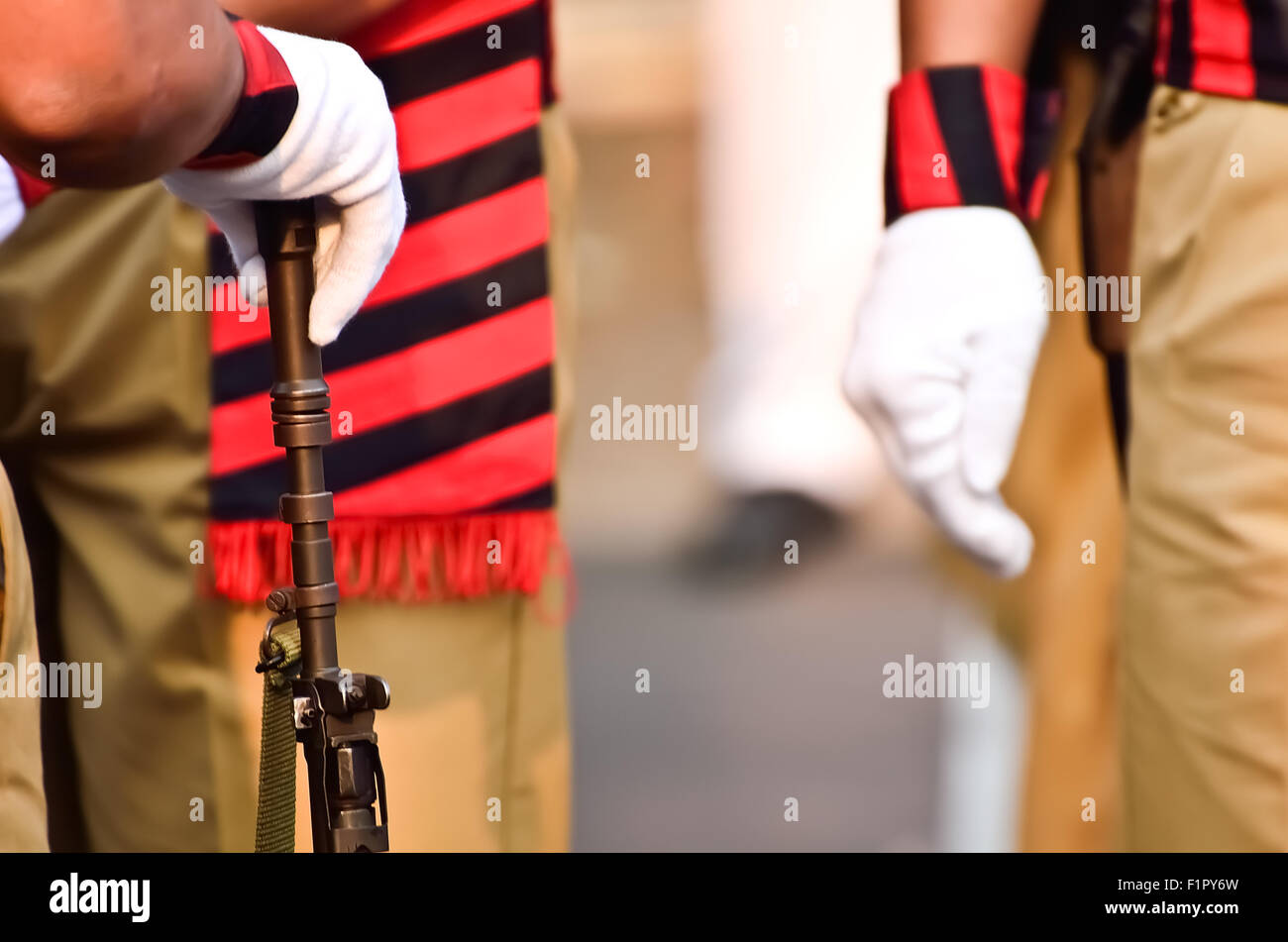 Security Man with gun Stock Photo - Alamy