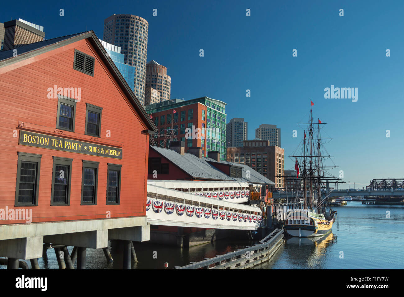 TEA PARTY SHIP MUSEUM ATLANTIC WHARF WATERFRONT FORT POINT CHANNEL ...