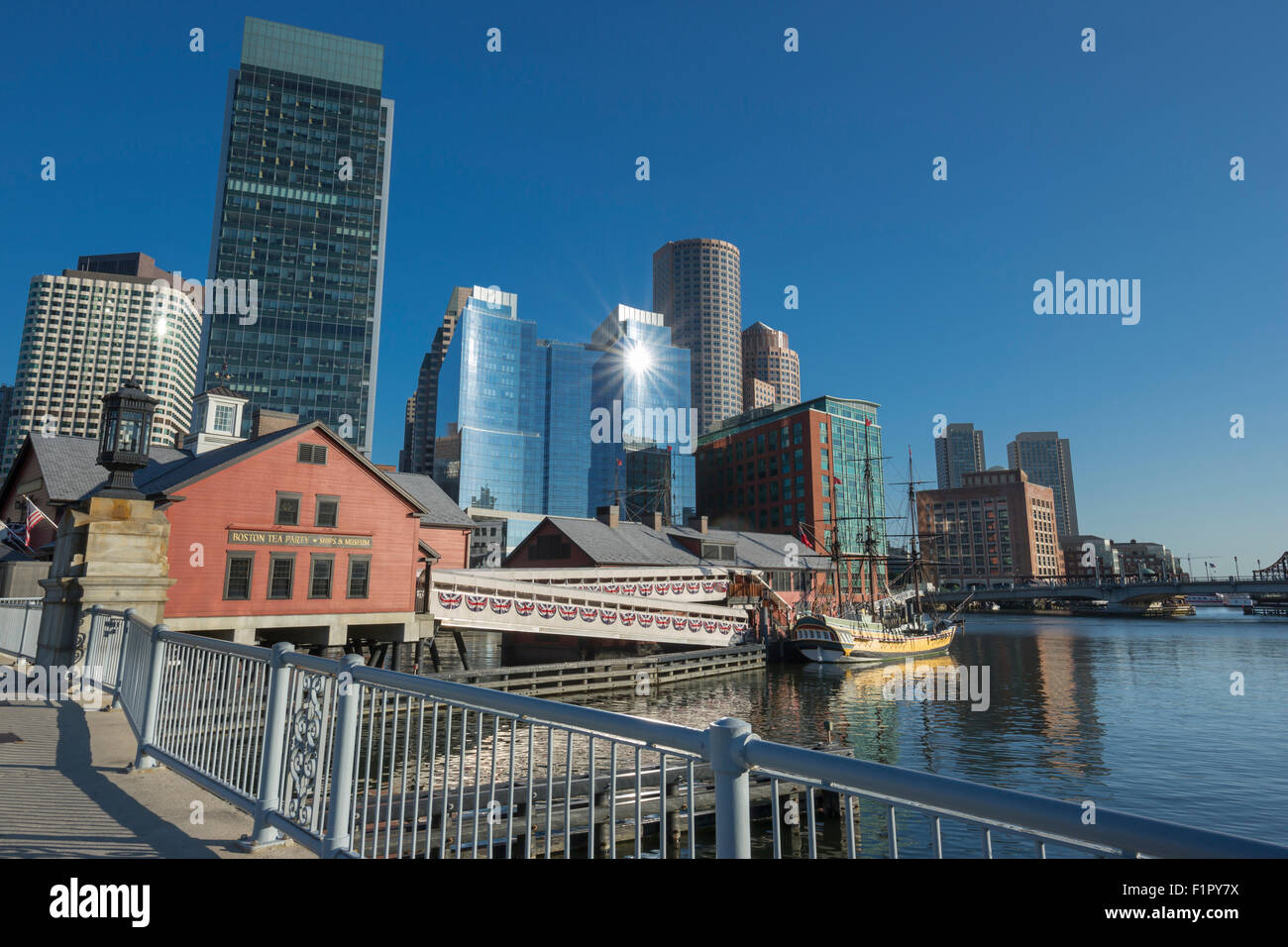 TEA PARTY SHIP MUSEUM ATLANTIC WHARF WATERFRONT FORT POINT CHANNEL ...