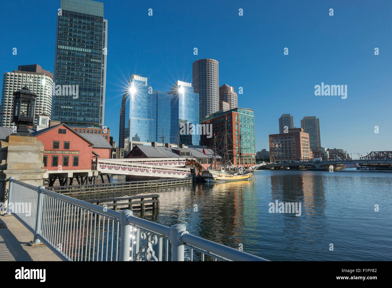 TEA PARTY SHIP MUSEUM ATLANTIC WHARF WATERFRONT FORT POINT CHANNEL ...