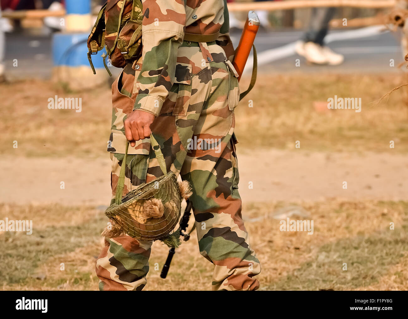 Indian army soldier ak 47 hi-res stock photography and images - Alamy