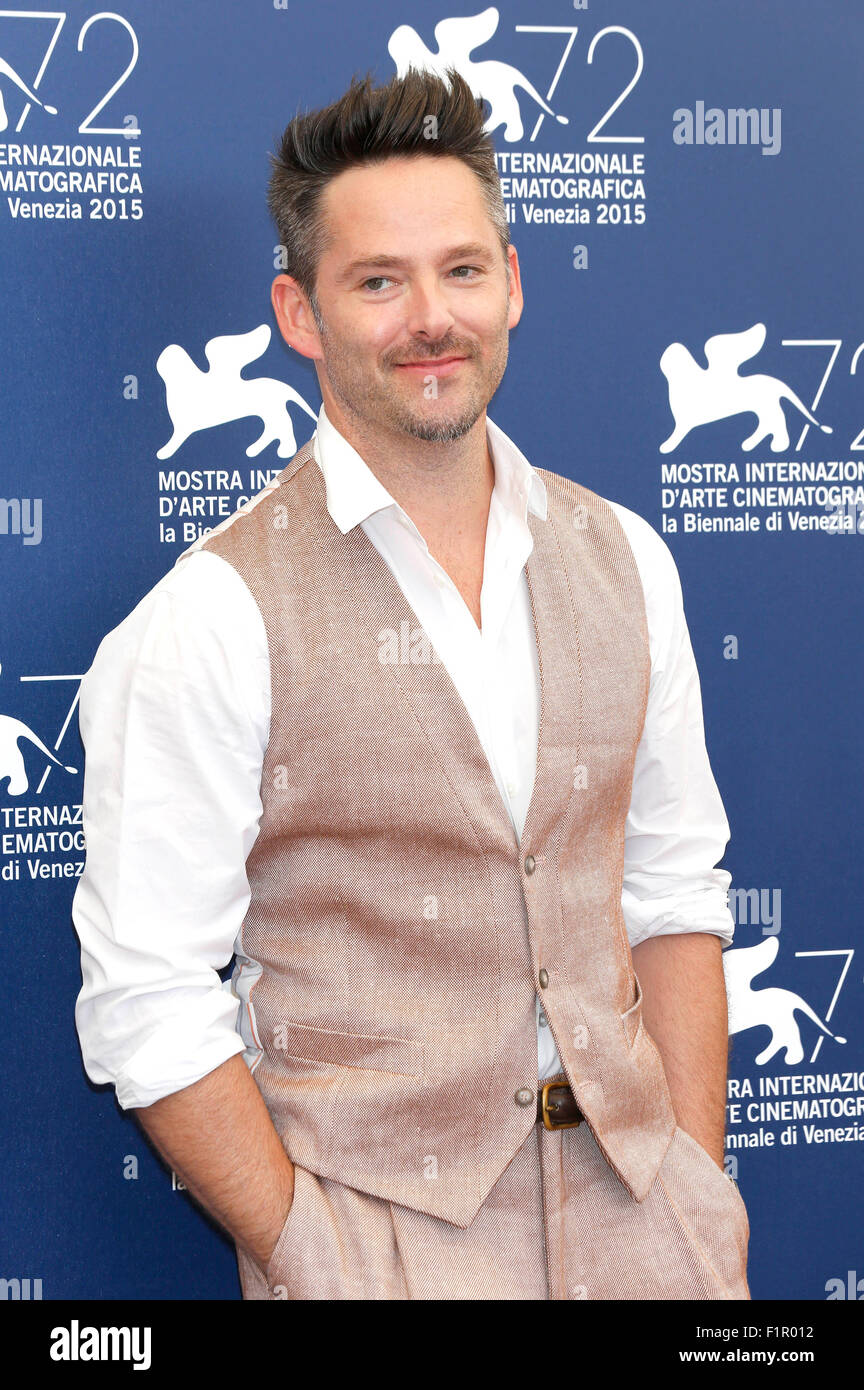 Scott Cooper attending the 'Black Mass' photocall at the 72nd Venice ...