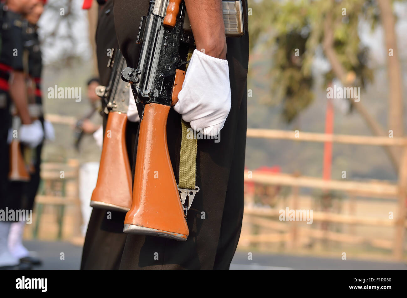 Machine gun man walking hi-res stock photography and images - Alamy