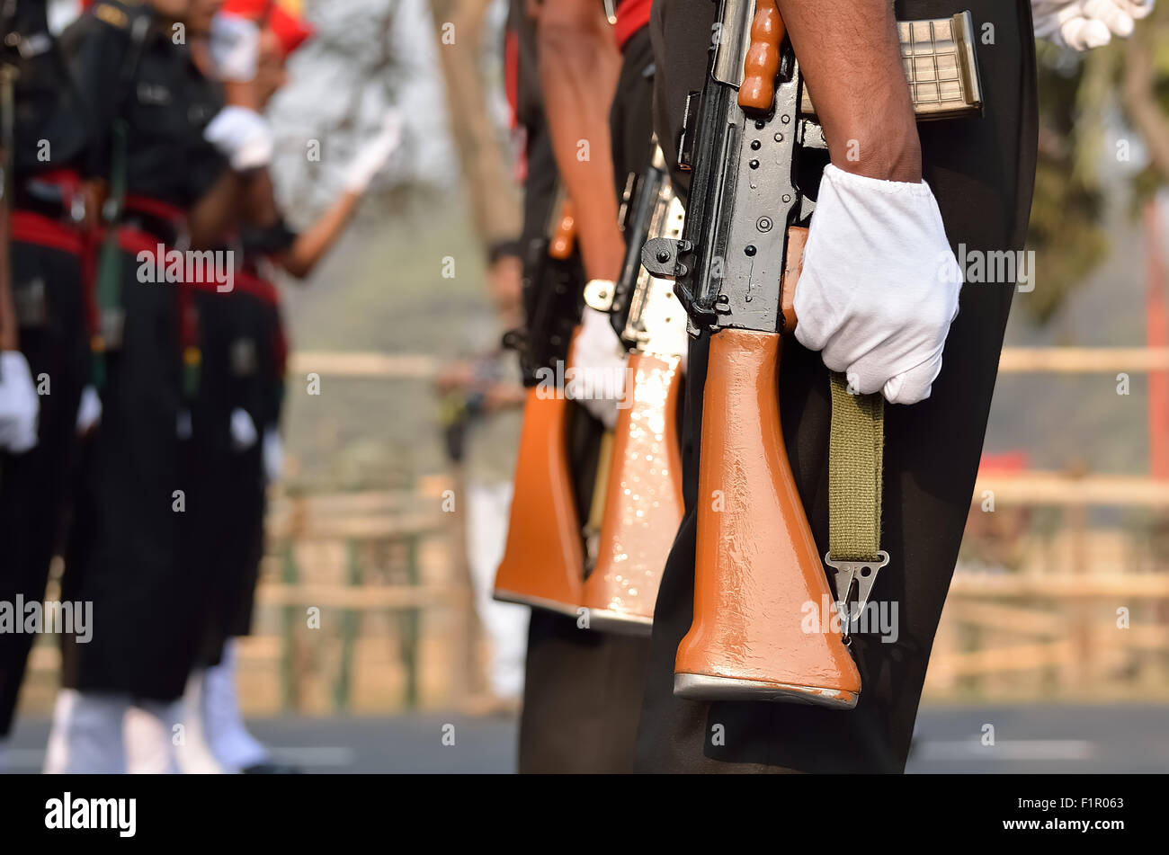 Indian man security guard standing hi-res stock photography and images ...