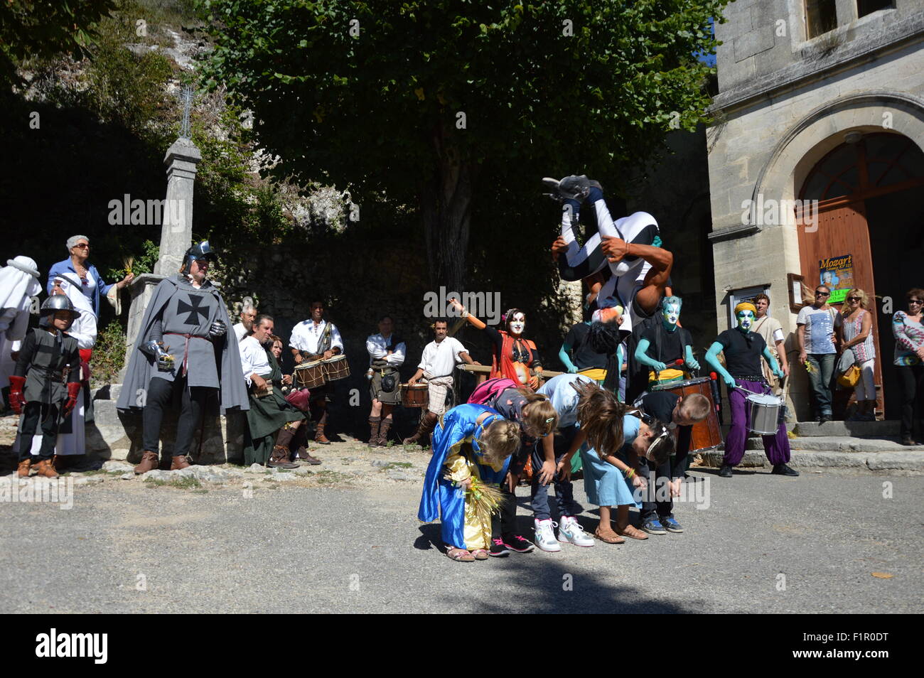 Medieval Festival in the South of France,Middle Age Stock Photo - Alamy