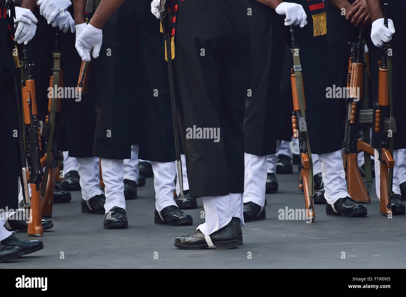 Group of Military with AK-47 Stock Photo - Alamy