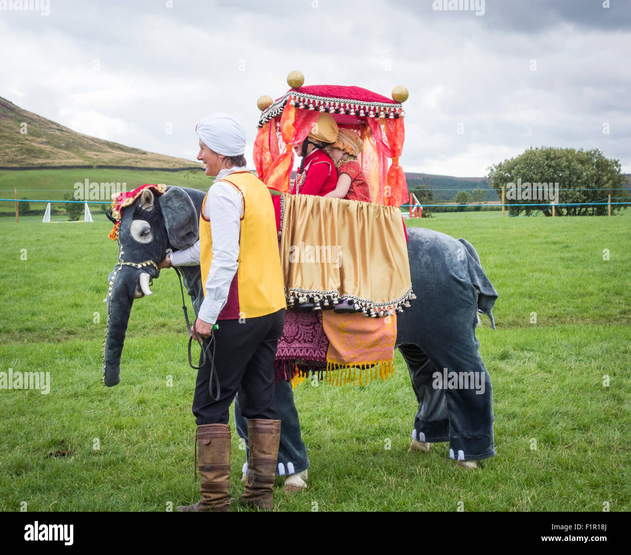 Kildale, North Yorkshire, UK. 5th September, 2015. Fantastic costumes ...