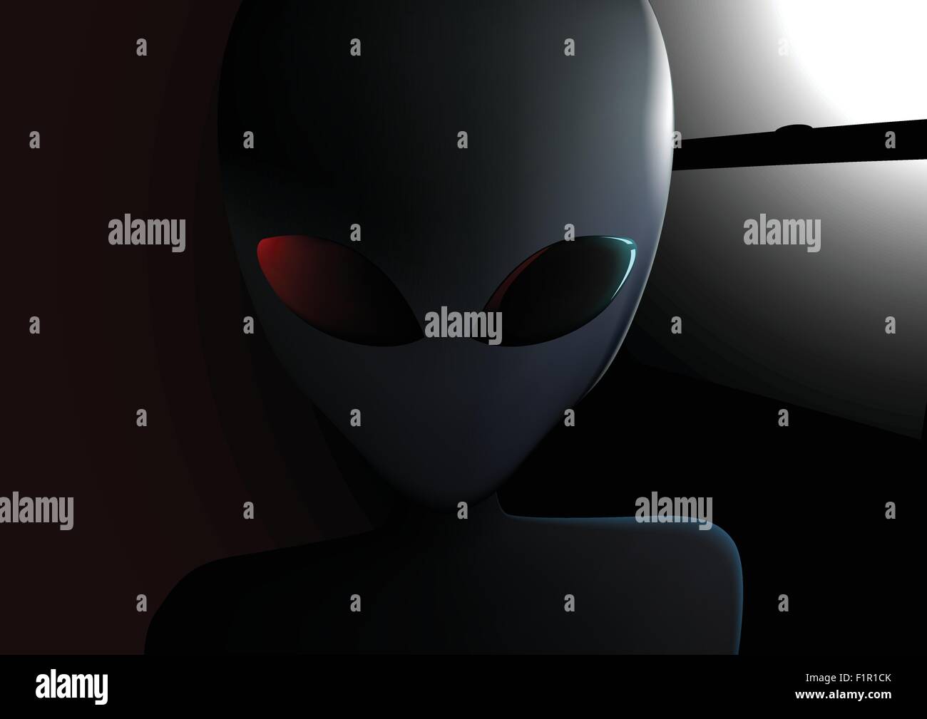 Alien grey hi-res stock photography and images - Alamy