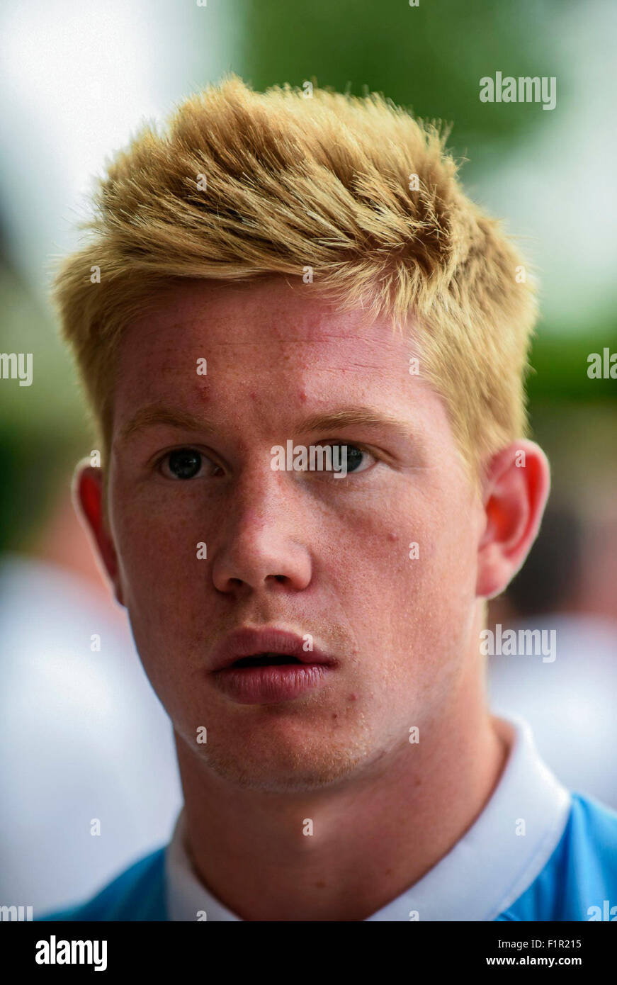 Manchester, UK. 31st Aug, 2015. New Manchester City player Kevin De ...