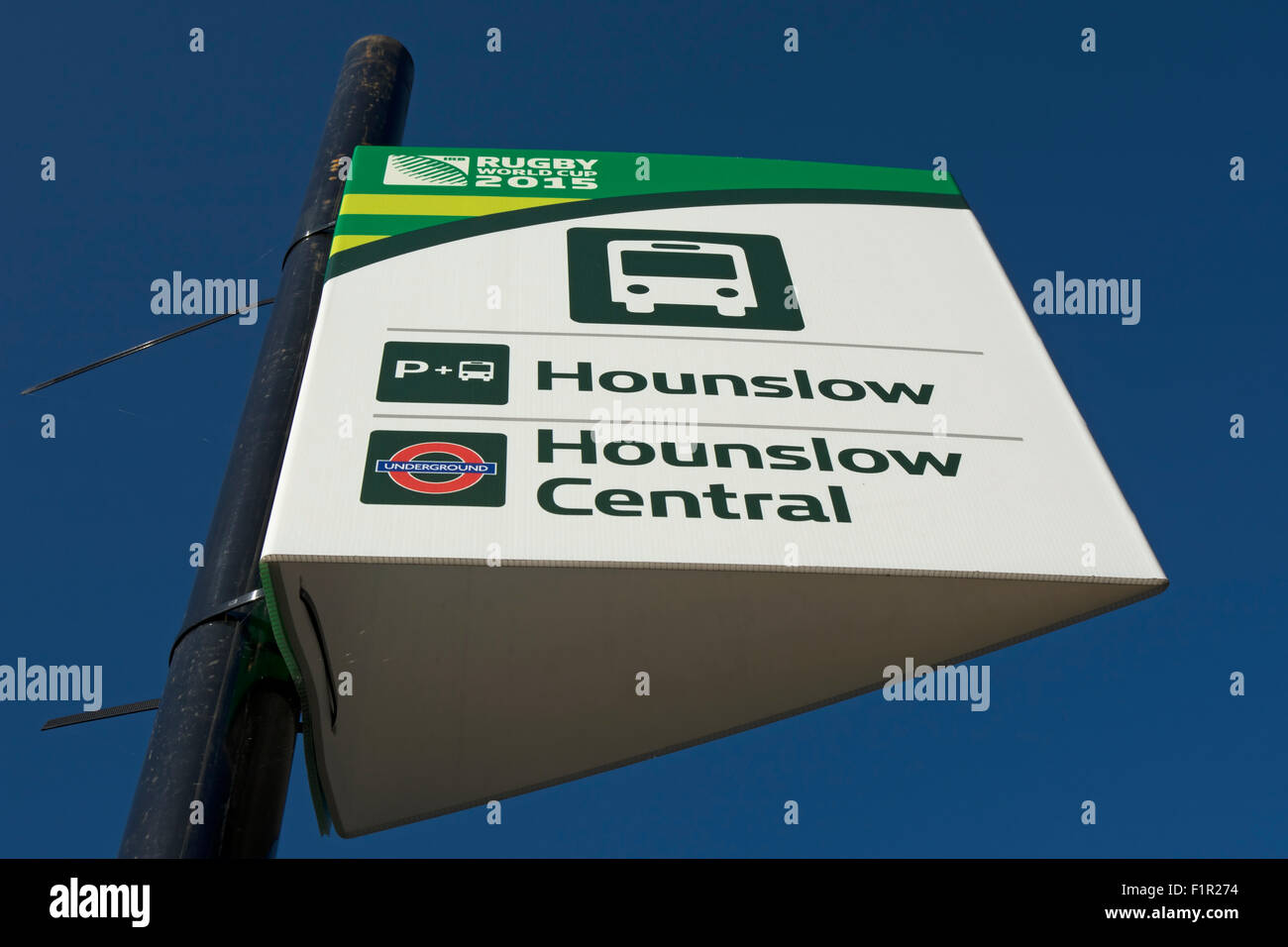 signs for hounslow park and ride and hounslow central underground ...