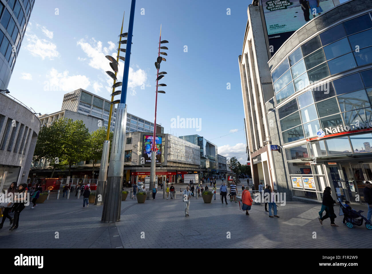 rotunda square Birmingham bullring shopping centre UK Stock Photo - Alamy
