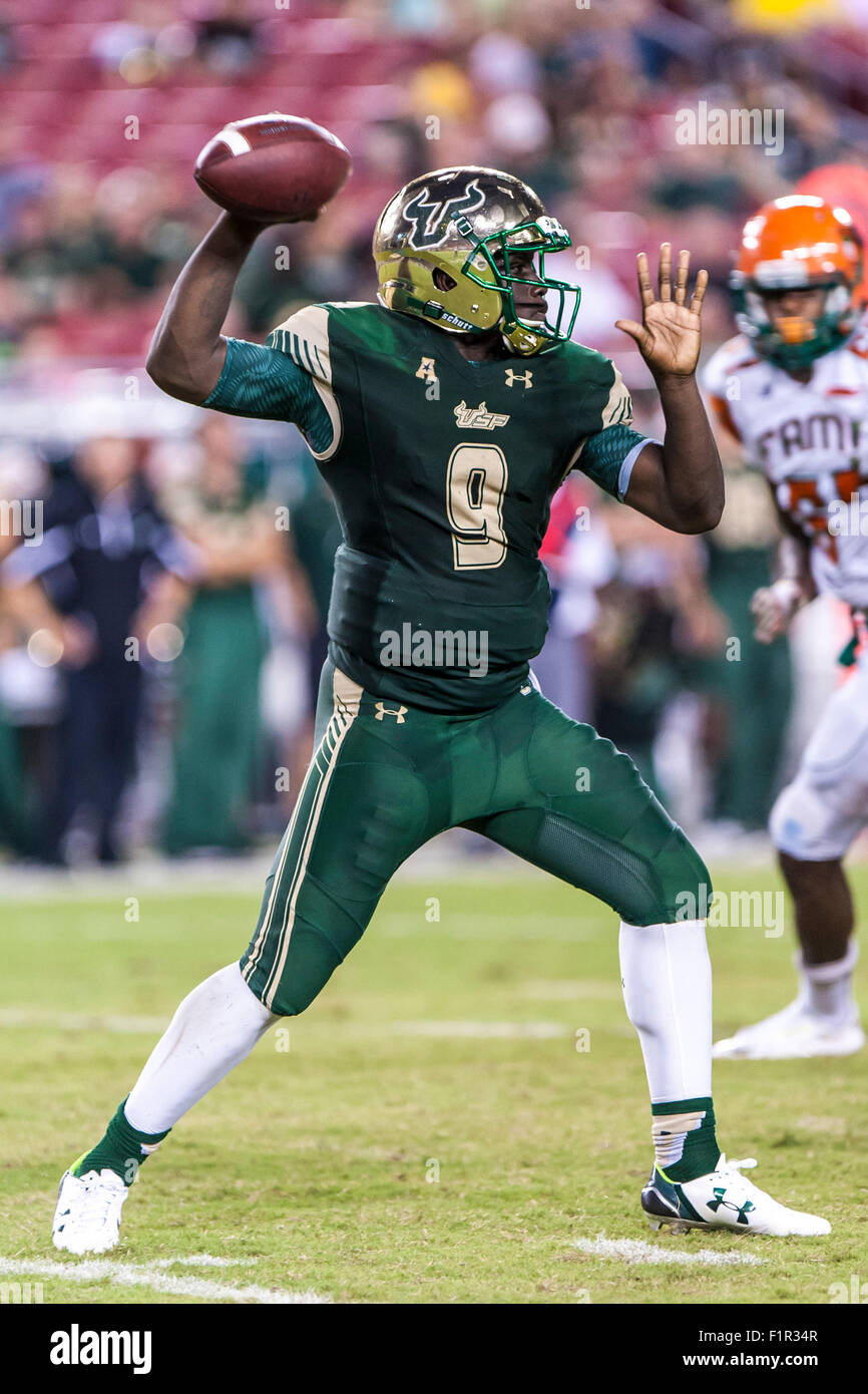 Tampa, Florida, USA. 5th September, 2015. South Florida Bulls ...