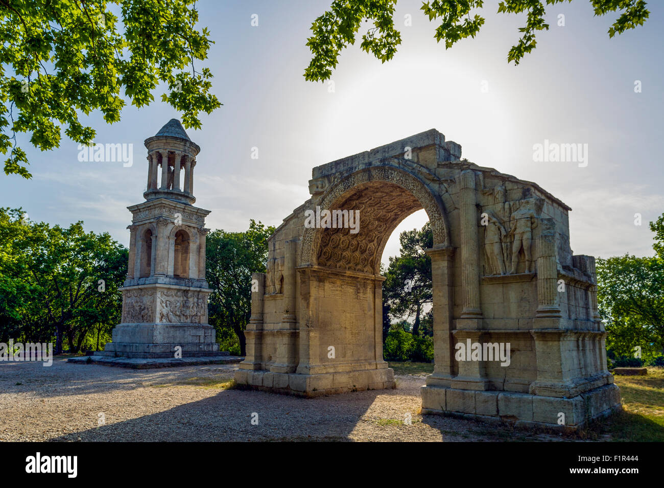 Europe. France. Bouches-du Rhone. Saint-Remy-de-Provence. Glanum. Roman ...