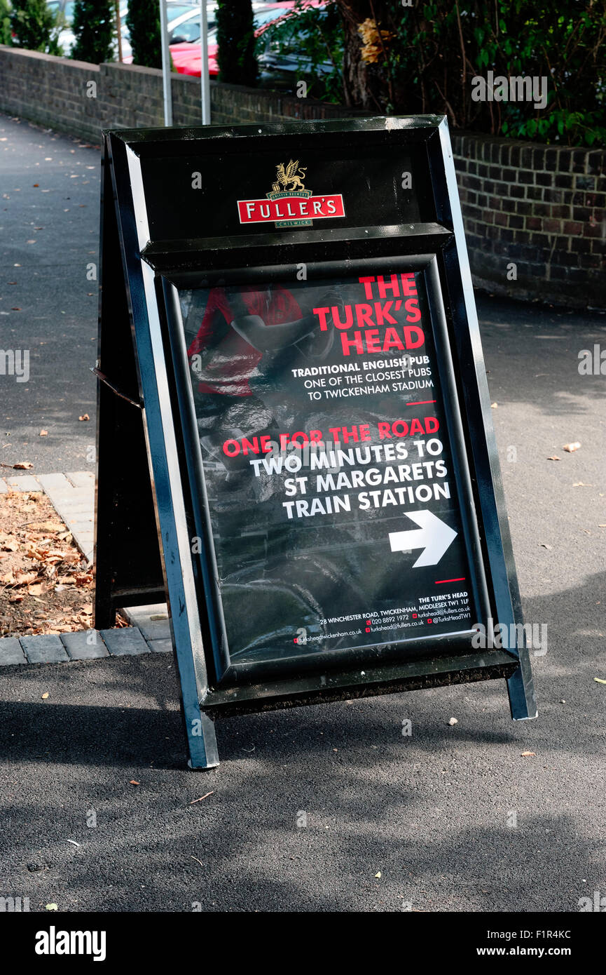 Rugby World Cup 2015 England - pubs are using inventive signs to get ...