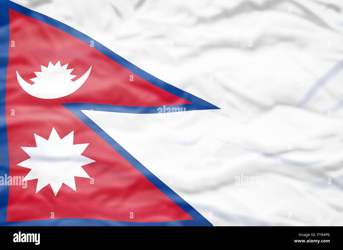 Nepal flag hi-res stock photography and images - Alamy